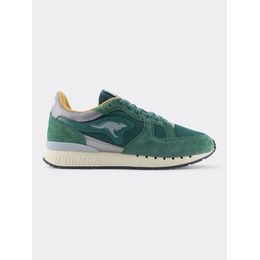 Kangaroos Leder-Sneakers "Coil R1 Tech" in Gr&uuml;n - 63% | Gr&ouml;&szlig;e 39 | Damen-sneakers