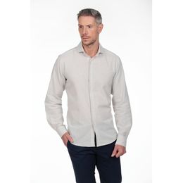 The Time of Bocha Hemd - Regular fit - in Grau - 68% | Gr&ouml;&szlig;e 3XL | Herren-plussize