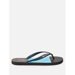 Rip Curl Zehentrenner "Breakers Bloom" in Schwarz/ Hellblau - 40% | Gr&ouml;&szlig;e 45 | Herrensandalen