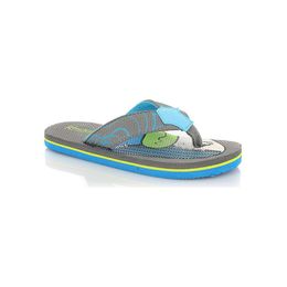 Kimberfeel Zehentrenner "Tahiti" in Grau/ Blau - 55% | Gr&ouml;&szlig;e 32 | Kindersandalen