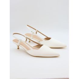 Bellucci Slingpumps in Wei&szlig; - 66% | Gr&ouml;&szlig;e 36 | Pumps