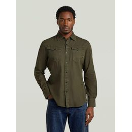 G-Star Raw G-Star Hemd in Khaki - 52% | Gr&ouml;&szlig;e M | Herren-plussize