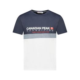 Canadian Peak Shirt "Jdoubleak" in Dunkelblau/ Grau/ Wei&szlig; - 66% | Gr&ouml;&szlig;e S | Herren-plussize