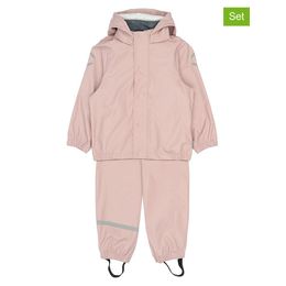 Mikk-line 2tlg. Regenoutfit in Rosa - 41% | Gr&ouml;&szlig;e 104 | Kinder-outdoor-jacken