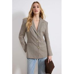 Trendyol Blazer in Beige - 71% | Gr&ouml;&szlig;e 40 | Damenjacken