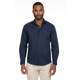 The Time of Bocha Hemd - Regular fit - in Dunkelblau - 67% | Gr&ouml;&szlig;e L | Herren-plussize