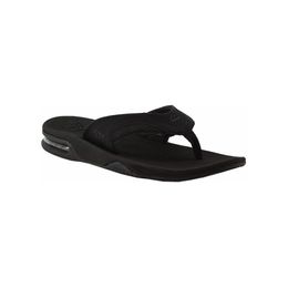 Reef Zehentrenner "Fanning" in Schwarz - 32% | Gr&ouml;&szlig;e 46 | Herrensandalen