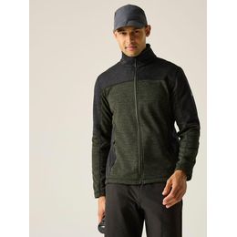Regatta Fleecejacke "Highton" in Khaki - 71% | Gr&ouml;&szlig;e XL | Herren-pullover-sport