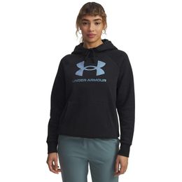 Under Armour Fleecehoodie in Schwarz - 38% | Gr&ouml;&szlig;e M | Damenpullover