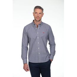 The Time of Bocha Hemd - Regular fit - in Dunkelblau - 68% | Gr&ouml;&szlig;e S | Herren-plussize