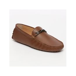 CHARLES & SMITH Leder-Mokassins in Hellbraun - 56% | Gr&ouml;&szlig;e 41 | Herren-schuhe-halbschuhe
