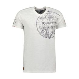 Canadian Peak Shirt "Jimperableak" in Wei&szlig; - 66% | Gr&ouml;&szlig;e S | Herren-plussize