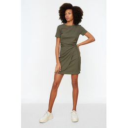 Trendyol Kleid in Khaki - 76% | Gr&ouml;&szlig;e XS | Damen-kleider