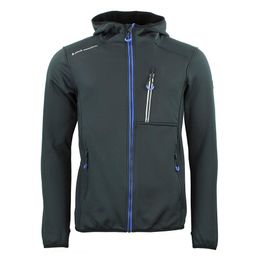 Peak Mountain Fleecejacke "Campo" in Schwarz - 64% | Gr&ouml;&szlig;e XL | Herren-pullover-sport