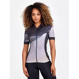 Craft Fahrradtrikot "ADV Endur Graphic" in Anthrazit - 63% | Gr&ouml;&szlig;e XS | Damen-outdoor-tops-shirts