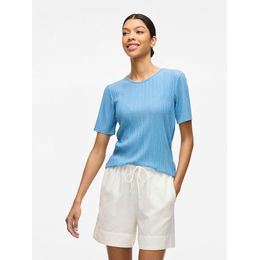 Vila Shirt "Plisa" in Hellblau - 60% | Gr&ouml;&szlig;e XS | Damen-tops