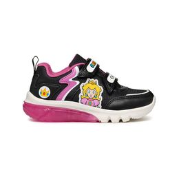 Geox Sneakers "Ciberdron" in Schwarz/ Pink - 54% | Gr&ouml;&szlig;e 32 | Kindersneakers