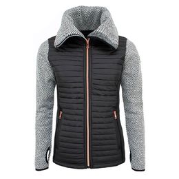 Peak Mountain Hybridjacke "Antem" in Schwarz/ Grau - 65% | Gr&ouml;&szlig;e XL | Damen-outdoorjacken