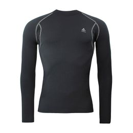 Peak Mountain Funktionslongsleeve "Canjoy" in Schwarz - 65% | Gr&ouml;&szlig;e L | Herren-sportshirts