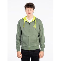North Sails Sweatjacke in Salbei/ Gelb - 64% | Gr&ouml;&szlig;e M | Herren-sweatshirts-jacken