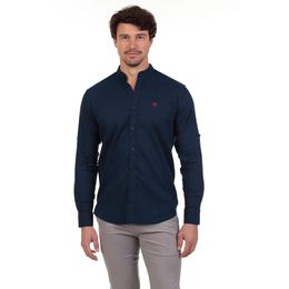 The Time of Bocha Hemd - Regular fit - in Dunkelblau - 72% | Gr&ouml;&szlig;e M | Herren-plussize