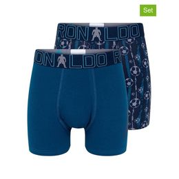 CR7 2er-Set: Boxershorts in Blau - 49% | Gr&ouml;&szlig;e 122-134 | Kinder-waesche