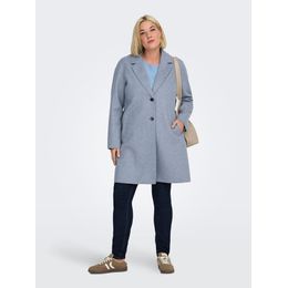 Only Carmakoma &Uuml;bergangsmantel "Carrie" in Blaugrau - 68% | Gr&ouml;&szlig;e XS-40/42 | Damenjacken