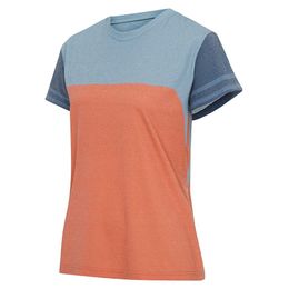 Protective Funktionsshirt in Orange/ Hellblau - 67% | Gr&ouml;&szlig;e 44 | Damen-outdoor-tops-shirts