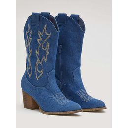 Bellucci Westernstiefel in Blau - 67% | Gr&ouml;&szlig;e 41 | Damen-stiefel
