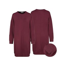 Sublevel Sweatkleid in Bordeaux - 48% | Gr&ouml;&szlig;e M | Damen-kleider