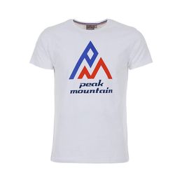 Peak Mountain Shirt in Wei&szlig; - 64% | Gr&ouml;&szlig;e L | Herren-plussize