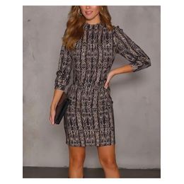 Milan Kiss Kleid in Anthrazit - 77% | Gr&ouml;&szlig;e L | Damen-kleider