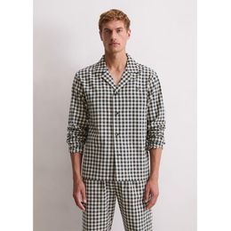 Marc O'Polo Marc O ́Polo Pyjama-Oberteil in Dunkelblau/ Creme - 43% | Gr&ouml;&szlig;e L | Herren-waesche