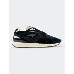 Kangaroos Leder-Sneakers "Coil R3" in Schwarz - 66% | Gr&ouml;&szlig;e 42 | Damen-sneakers