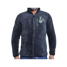 Peak Mountain Fleecejacke in Dunkelblau - 62% | Gr&ouml;&szlig;e L | Herren-pullover-sport