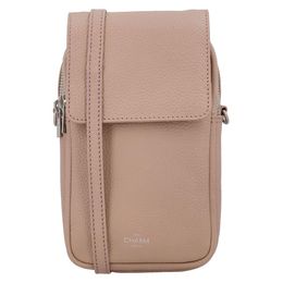 Charm Leder-Handytasche in Beige - (B)12 x (H)22 x (T)6 cm - 62% | Damen-handytaschen