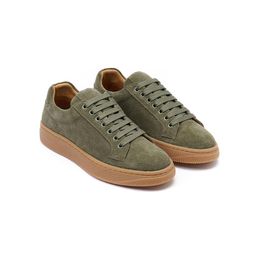 British Passport Leder-Sneakers in Khaki - 60% | Gr&ouml;&szlig;e 39 | Damen-sneakers