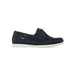 Wrangler Leder-Slipper in Dunkelblau - 41% | Gr&ouml;&szlig;e 43 | Herren-schuhe-halbschuhe