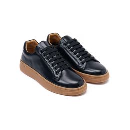 British Passport Leder-Sneakers in Schwarz - 60% | Gr&ouml;&szlig;e 38 | Damen-sneakers