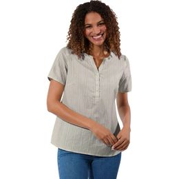 WITT WEIDEN Bluse in Taupe/ Wei&szlig; - 60% | Gr&ouml;&szlig;e 38 | Damen-blusen
