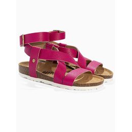 BAYTON Leder-Sandaletten "Mykonos" in Pink - 60% | Gr&ouml;&szlig;e 37 | Damen-sandalen