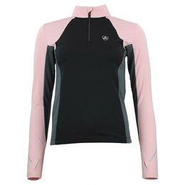 Peak Mountain Funktionsshirt "Aflint" in Rosa/ Schwarz - 64% | Gr&ouml;&szlig;e XL | Damen-outdoor-tops-shirts