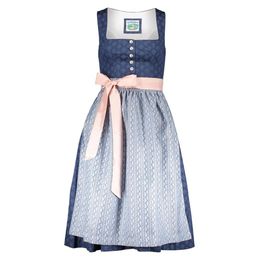 Turi Landhaus Dirndl "Bernadetta" in Blau - 61% | Gr&ouml;&szlig;e 44 | Damen-dirndl