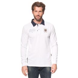 Vent du Cap Poloshirt in Wei&szlig; - 64% | Gr&ouml;&szlig;e L | Herren-plussize