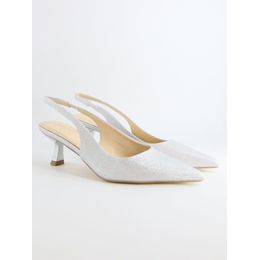 Bellucci Slingpumps in Silber - 64% | Gr&ouml;&szlig;e 37 | Pumps