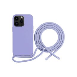 SmartCase Case mit Kordel f&uuml;r iPhone 12/12PRO in Lila - 75% | Damen-handytaschen
