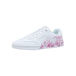 Kangaroos Sneakers "K-Ten Flowers" in Wei&szlig; - 49% | Gr&ouml;&szlig;e 40 | Damen-sneakers