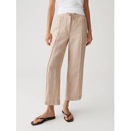 Opus Leinen-Hose in Beige - 53% | Gr&ouml;&szlig;e 42 | Damenhosen
