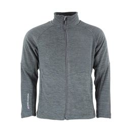 Peak Mountain Fleecejacke "Croco" in Grau - 65% | Gr&ouml;&szlig;e M | Herren-pullover-sport