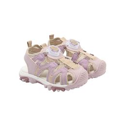 Mikk-line Halbsandalen in Lila/ Beige - 42% | Gr&ouml;&szlig;e 33 | Kindersandalen